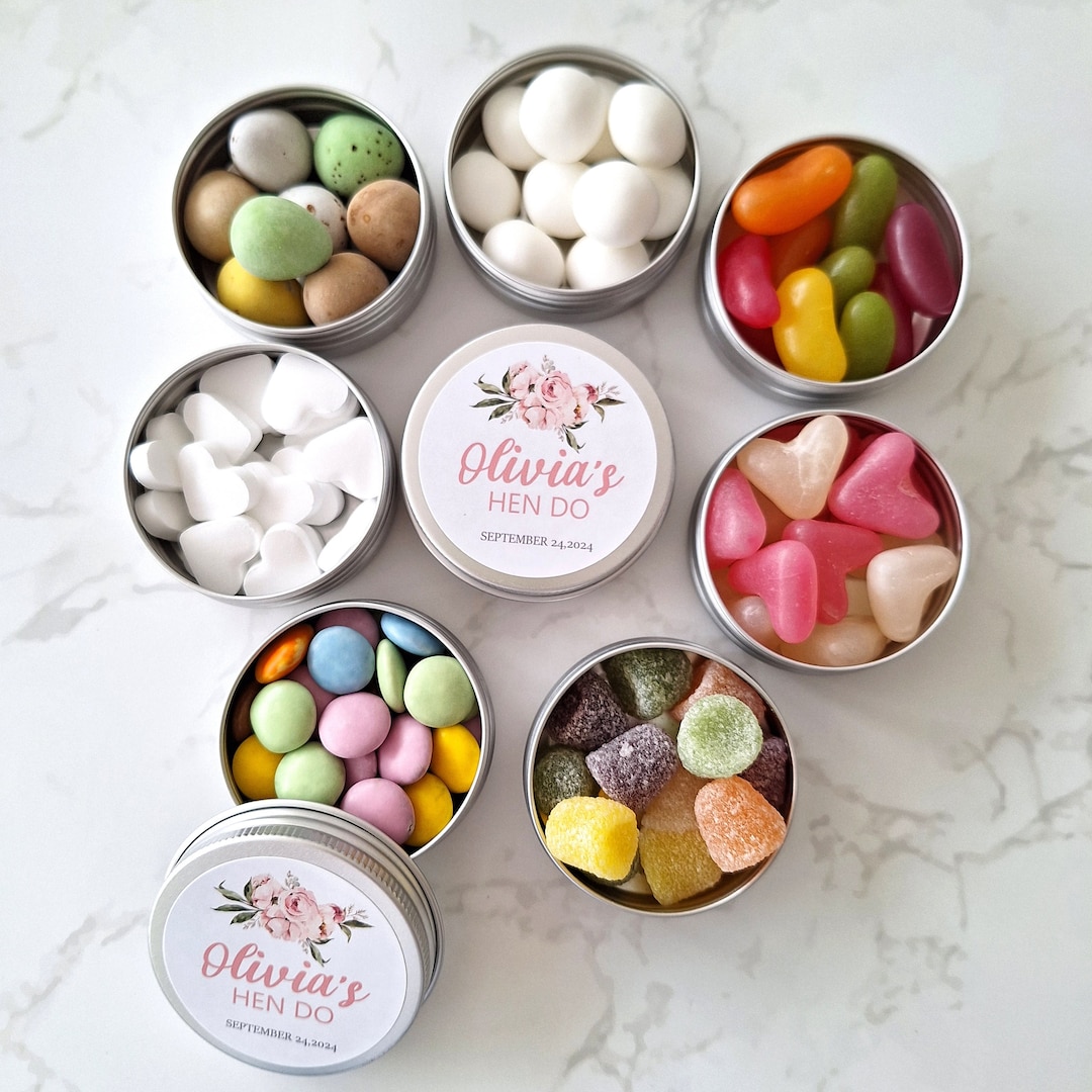 Hen Party Sweet Favours for Guests, Personalised Hen Party Favours, Pre ...