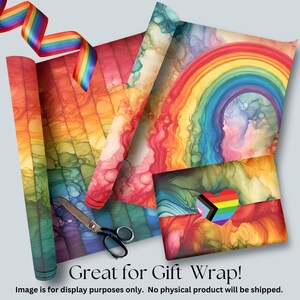 Rainbow Digital Papers, Digital Paper Bundle, Lgbtq Rainbow PRIDE, LGBT ...