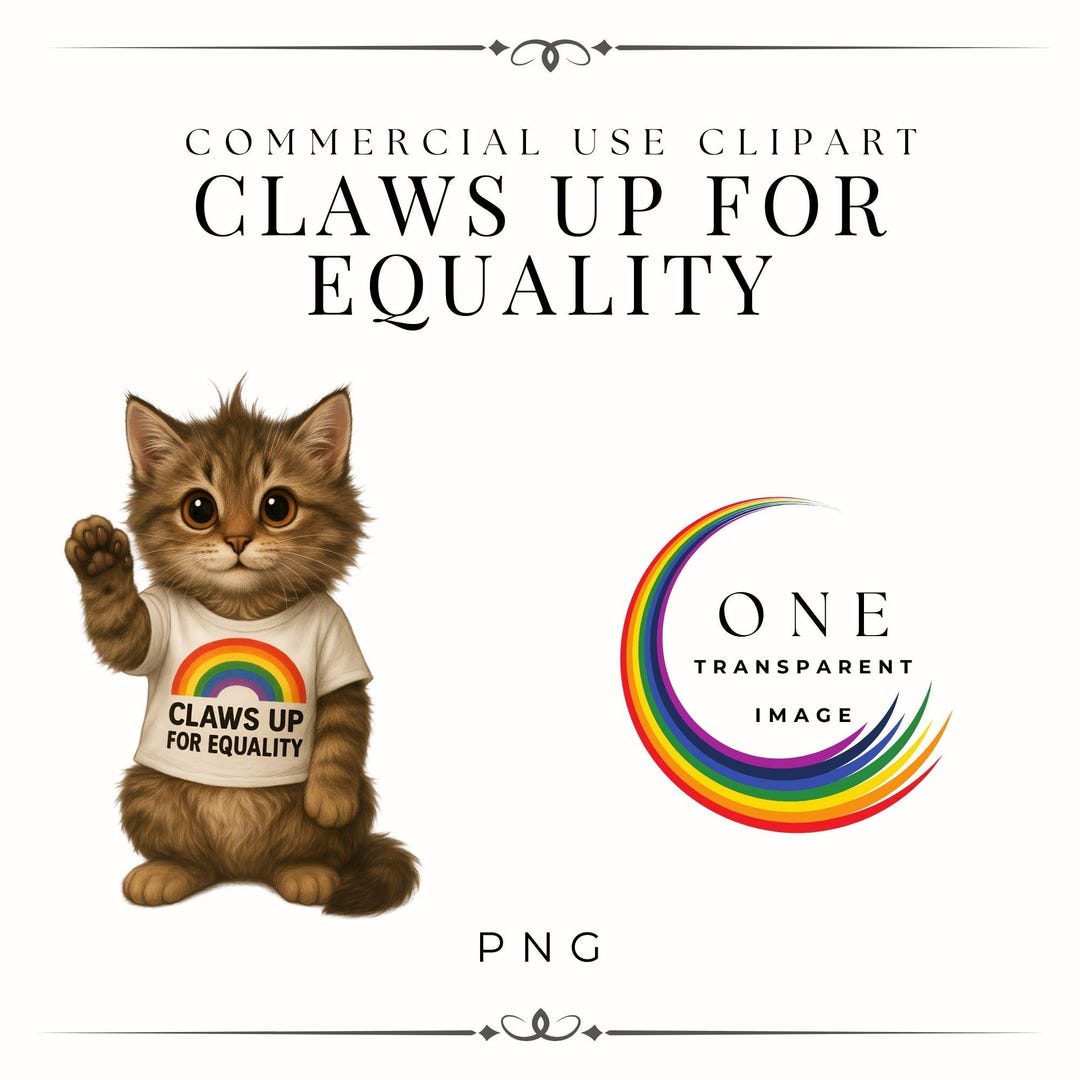Claws up for LGBTQ+ and Feminist Rights, Cat Paws Raised in Protest PNG ...