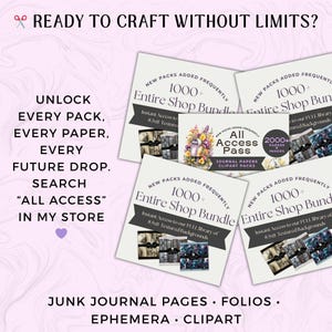 Vintage Garage Scrapbook Pages, Mechanic Junk Journal Backgrounds ...