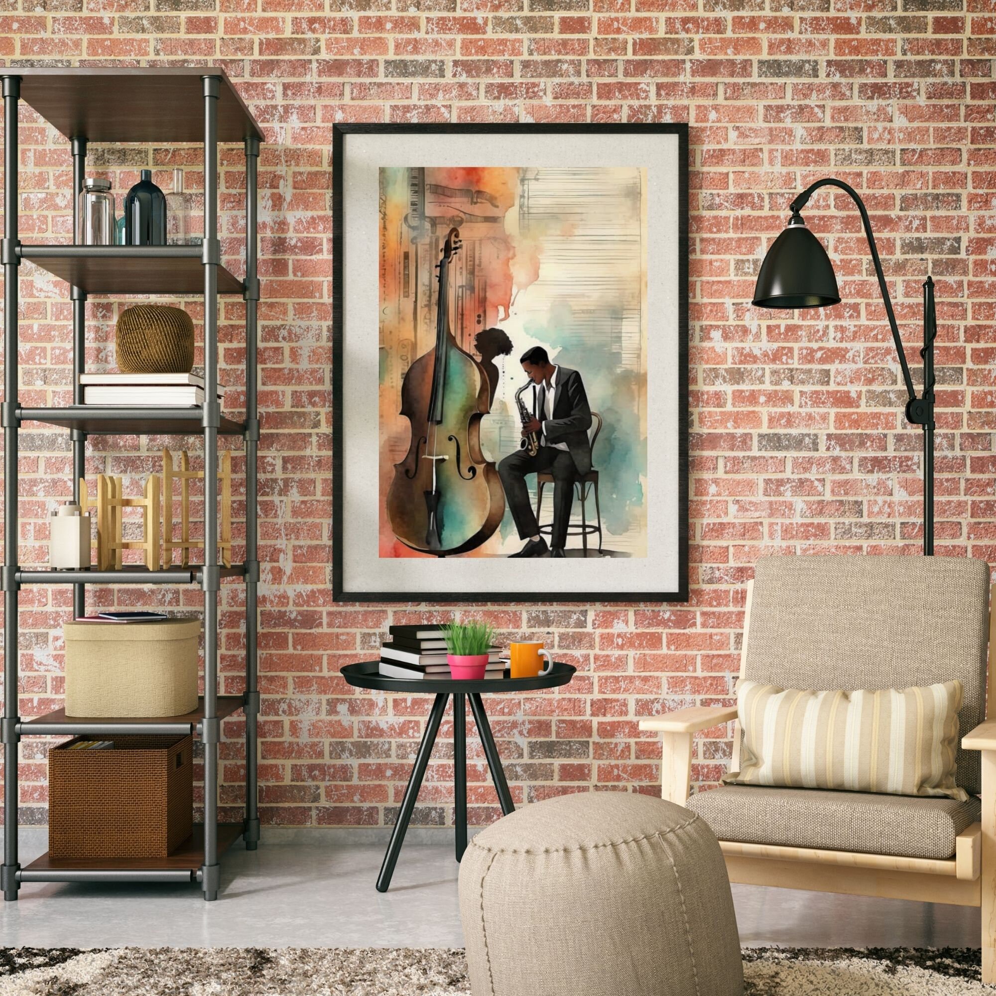 Jazz Digital Papers, African American Ephemera, Jazz Music Scrapbook ...
