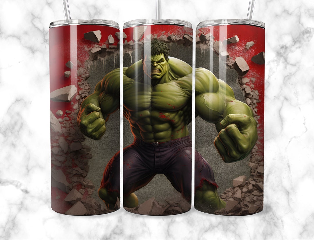 3d Hulk Tumbler Wrap, 20 Oz Skinny Straight Seamless Sublimation Design ...