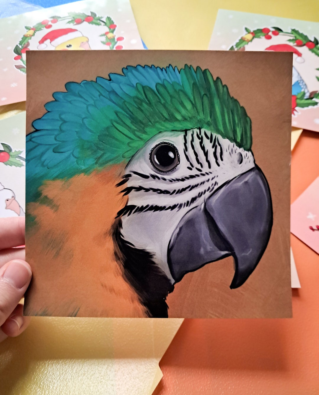 Macaw Parrot / Mini Print / Parrot Print / Macaw Artwork / Parrot Print ...