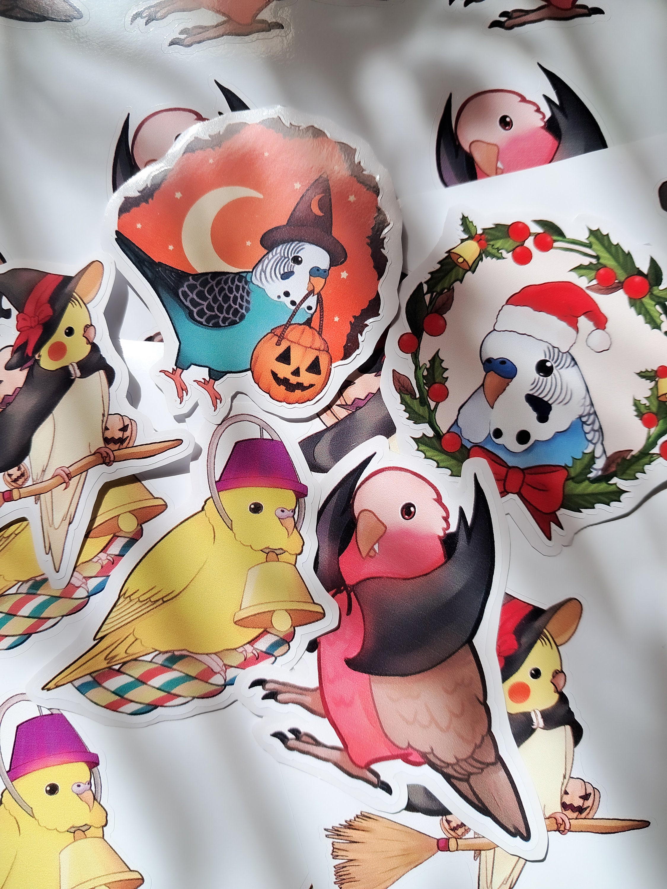 Budgie Sticker / Waterproof Budgie Sticker / Yellow Budgie / Cute ...