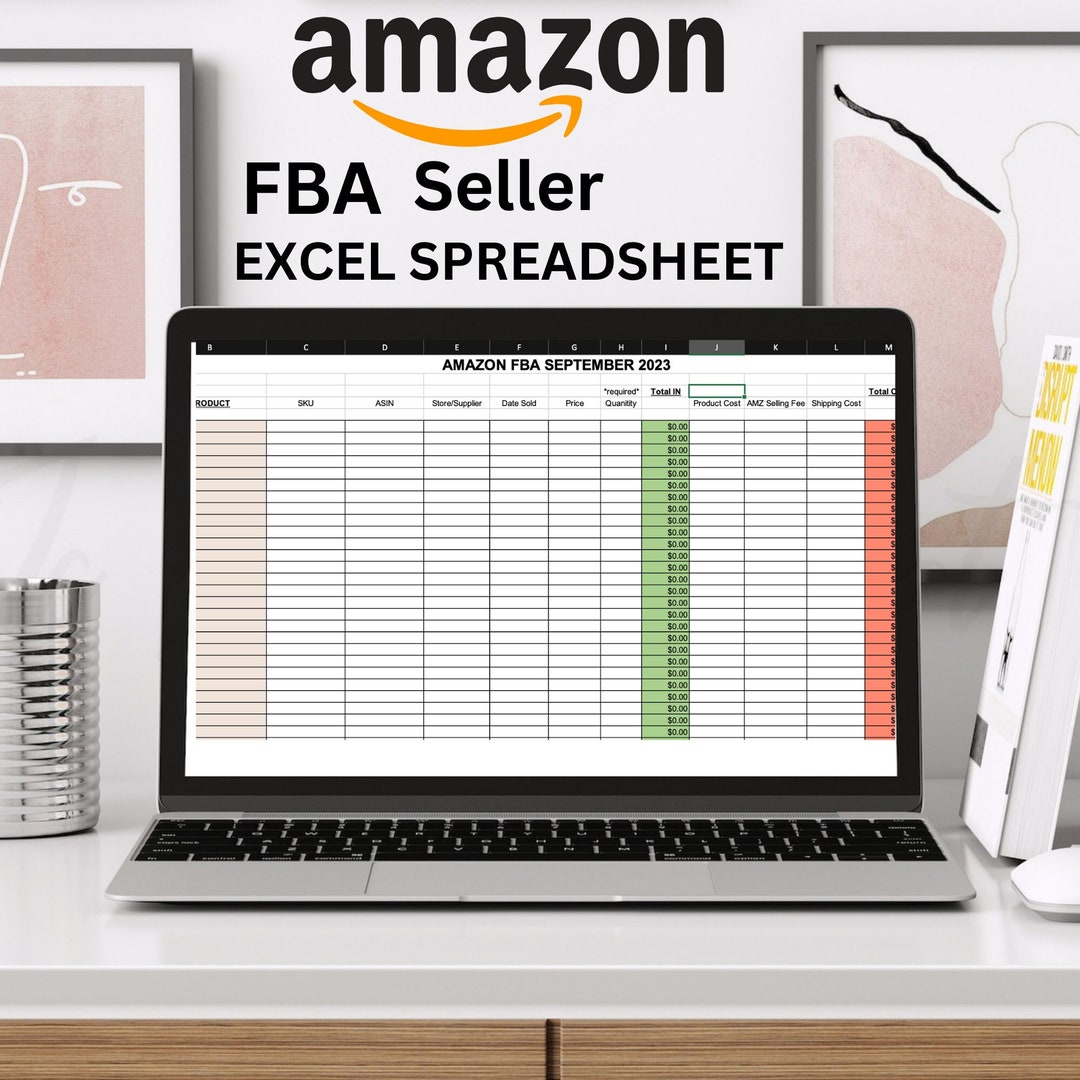 Amazon FBA Seller Excel Sheet Profit Loss Template Basic Easy to Use - Etsy