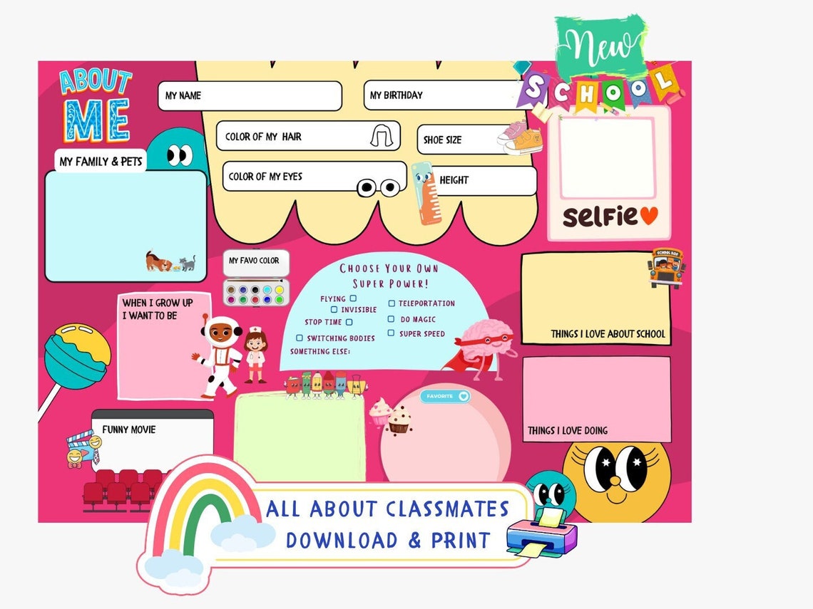 All About Classmates | Alternative Yearbook | Download, Print and Let ...