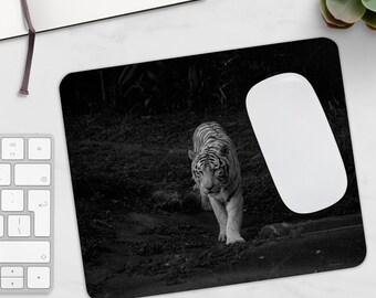 White Tiger Mouse Pad White Tiger Lovers Blue Eyes Tiger - Etsy
