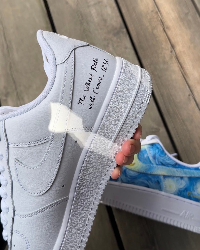 Hand-painted Van Gogh Nike Air Force 1 Sneakers | Custom AF1 - Etsy
