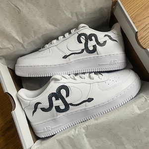 Black Snakes Custom Nike Air Force 1 | Personalized Sneakers | Custom ...