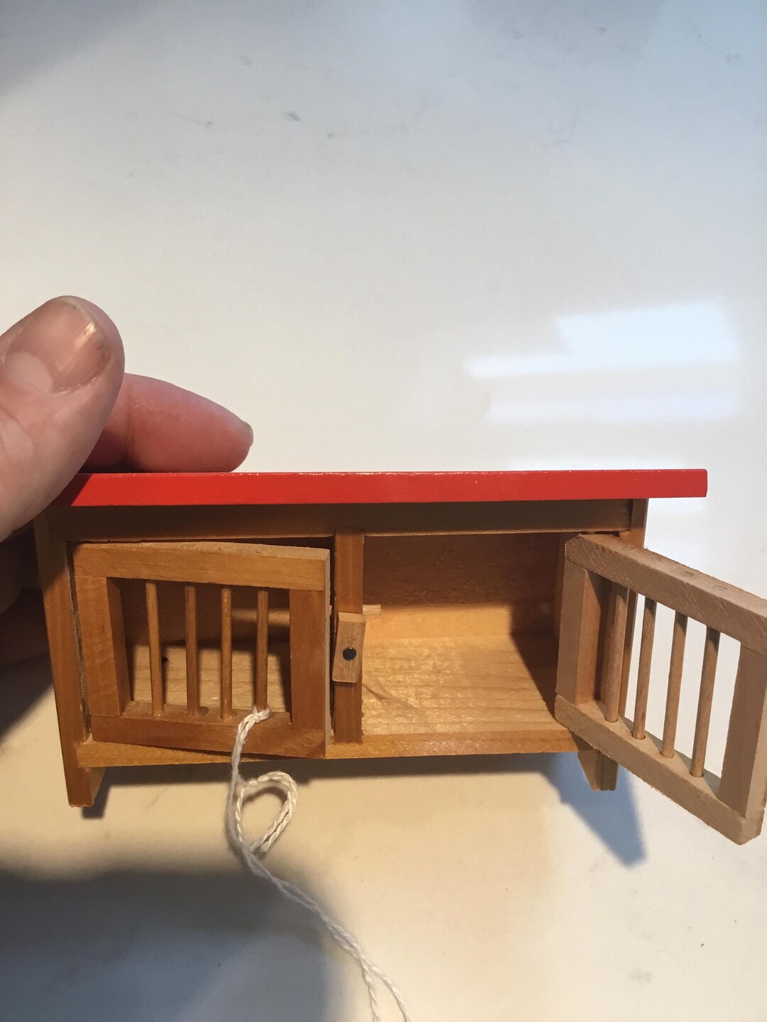 Rabbit Hutch, 2 Doors. Includes 3 Rabbits Vintage, Erzgeberg - Etsy