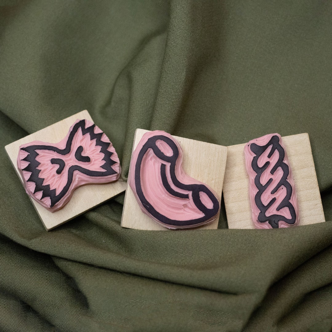 Pasta Shapes : Hand-carved Stamps - Etsy