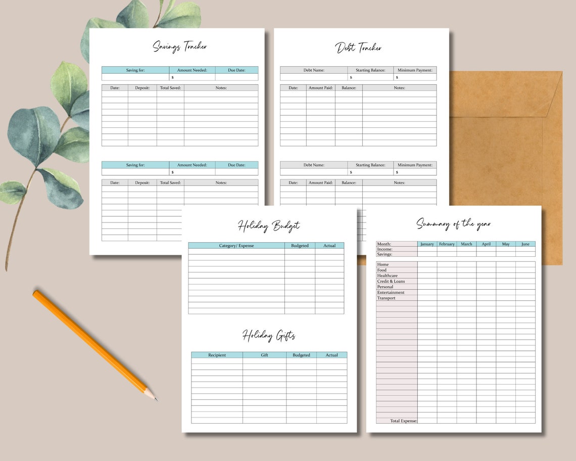 January 2024 - June 2024 Financial Planner Printable | Budget Planner ...