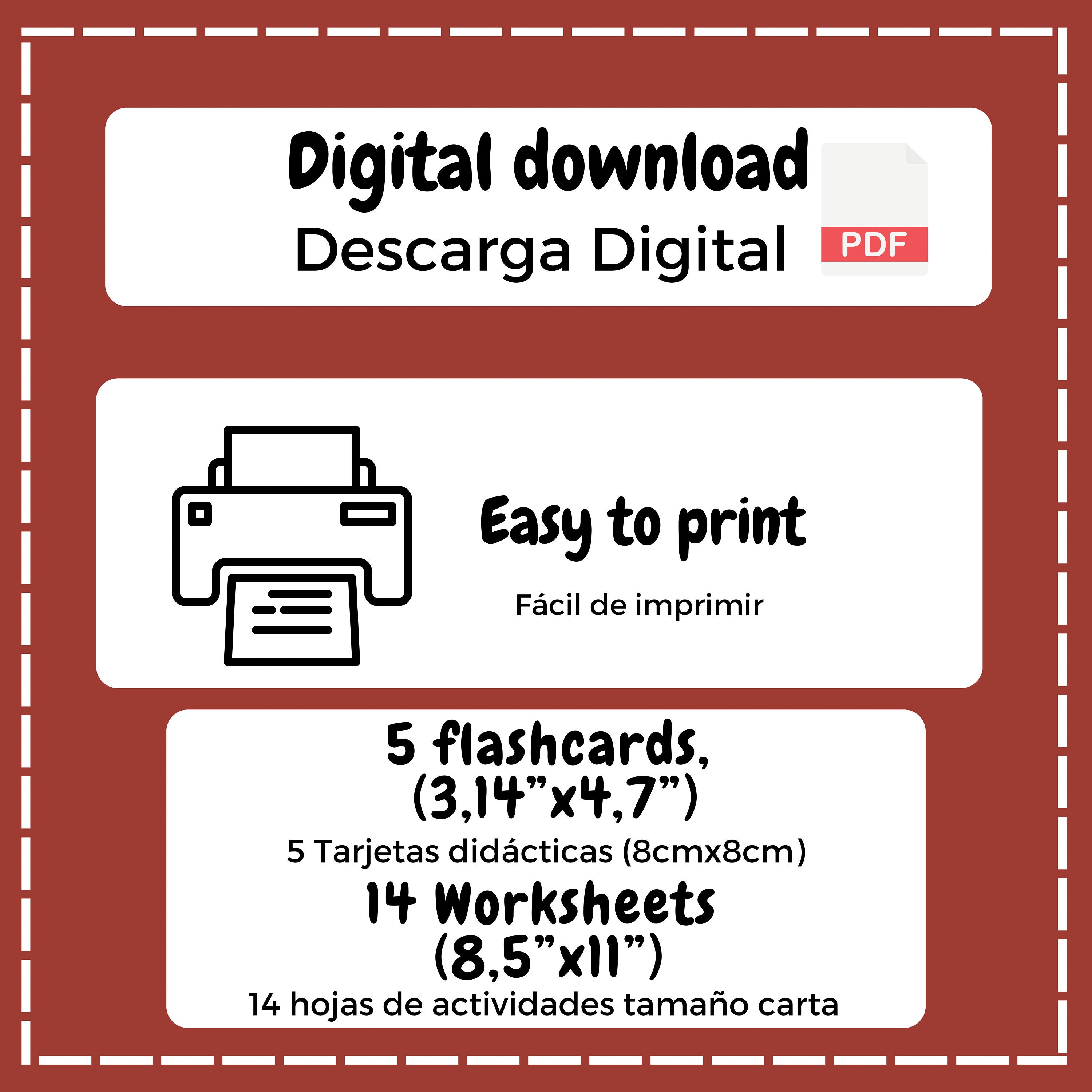 Flashcards of vowels in Spanish vowels worksheets spanish/english ...