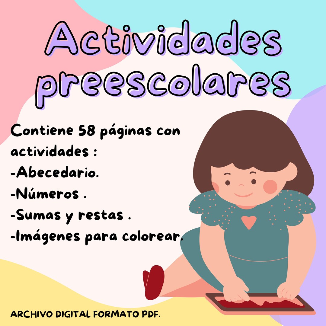 Preschool Activities in Spanish - Alphabet, Numbers, and Coloring ...
