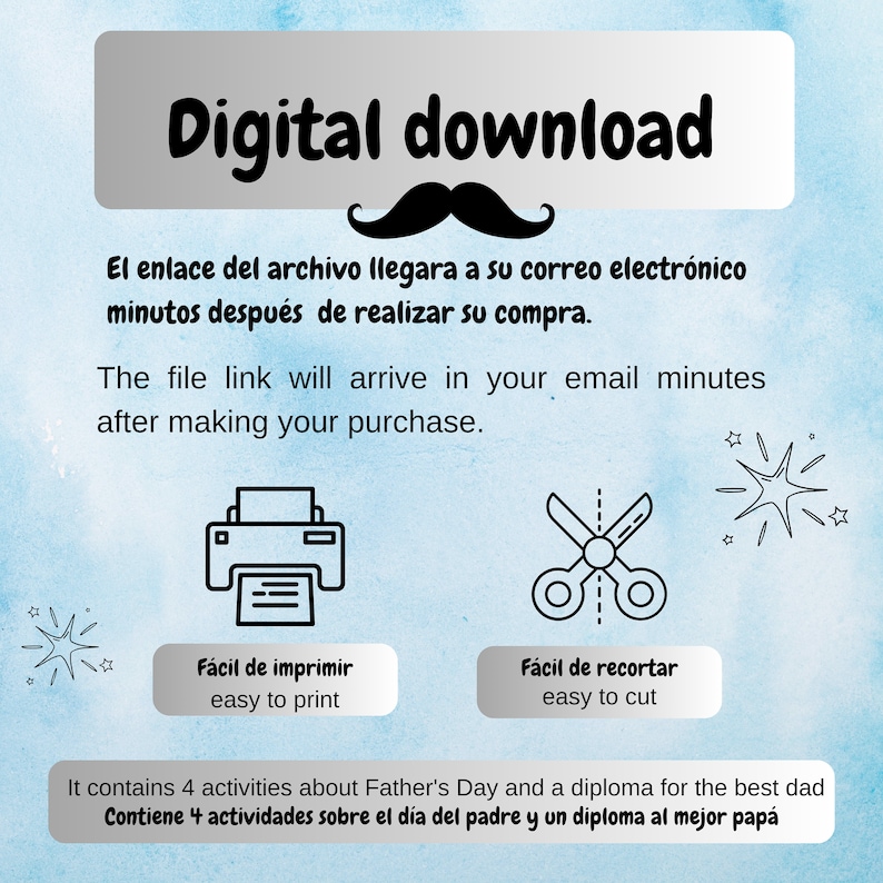 Plantillas para el dia del padre en español- Todo sobre mi papá ...