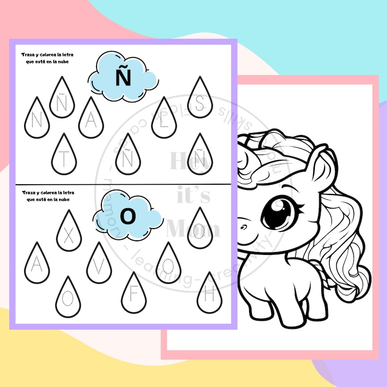 Preschool Activities in Spanish - Alphabet, Numbers, and Coloring ...