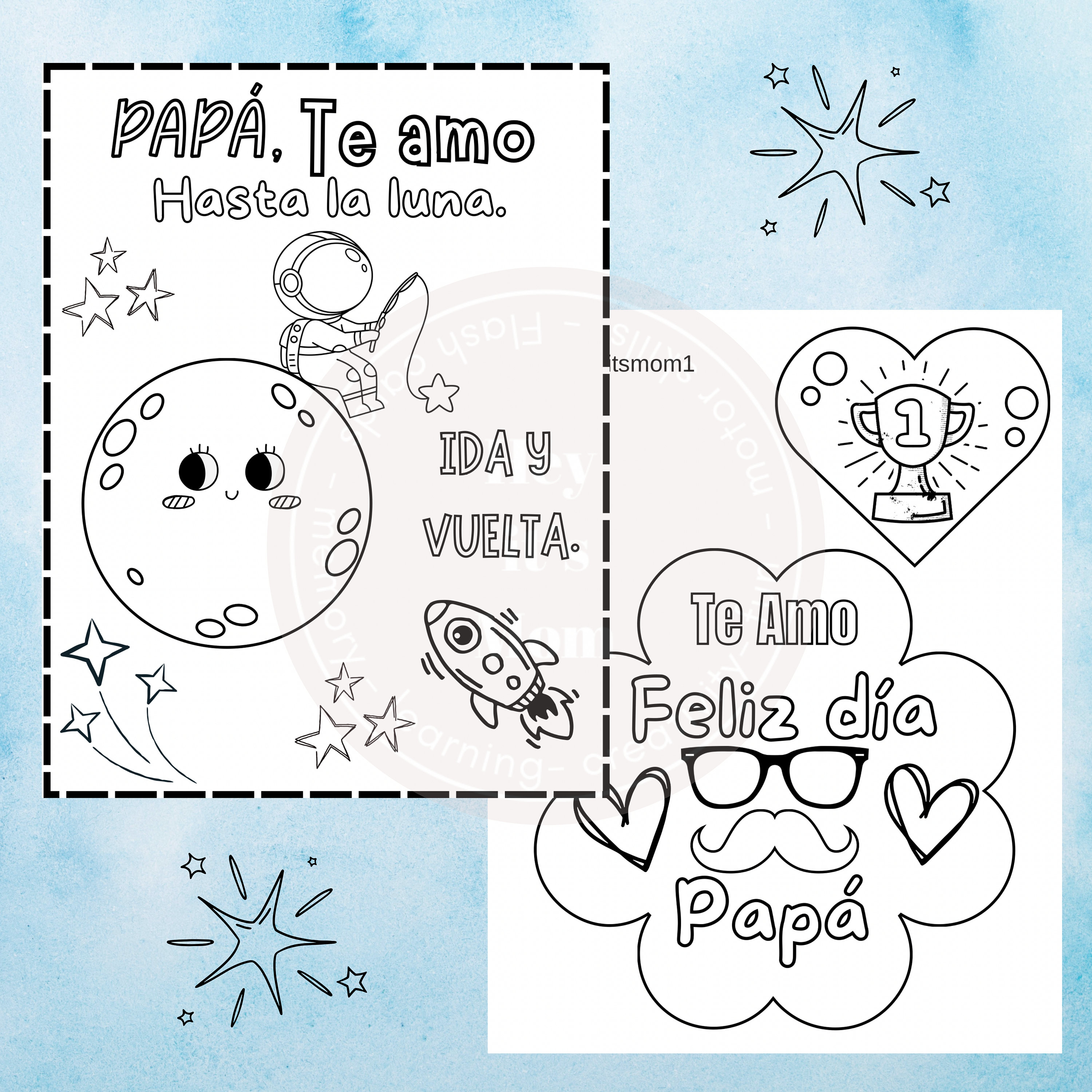 Plantillas para el dia del padre en español Todo sobre mi papá ...