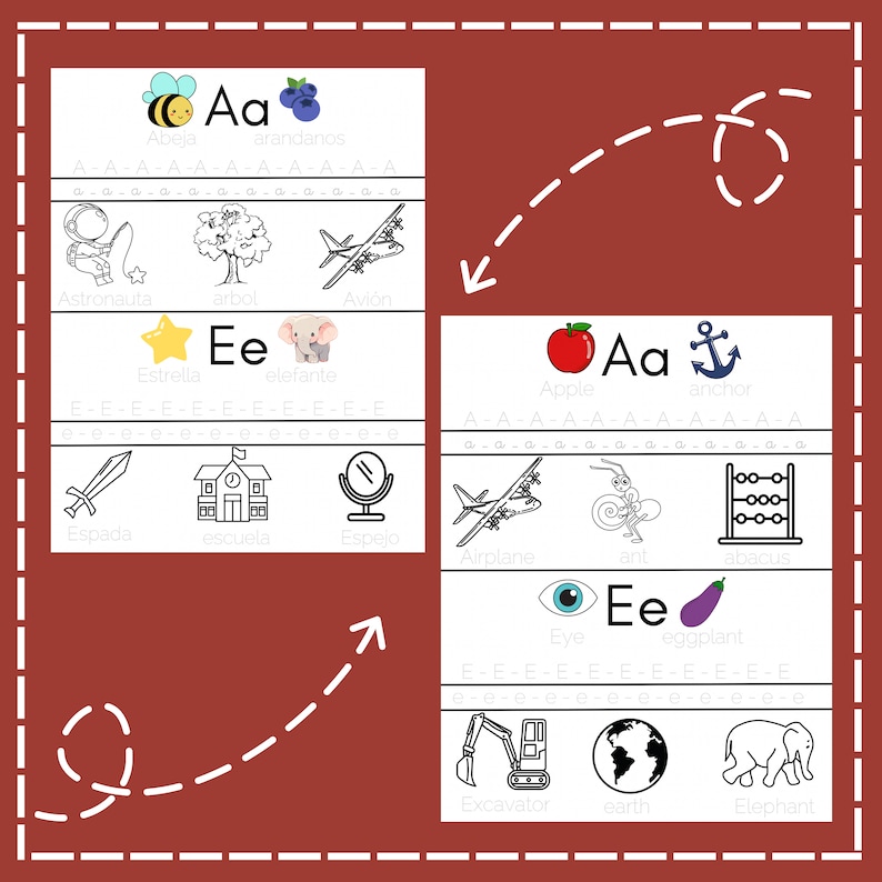 Flashcards of Vowels in Spanish -vowels Worksheets - Spanish/english ...