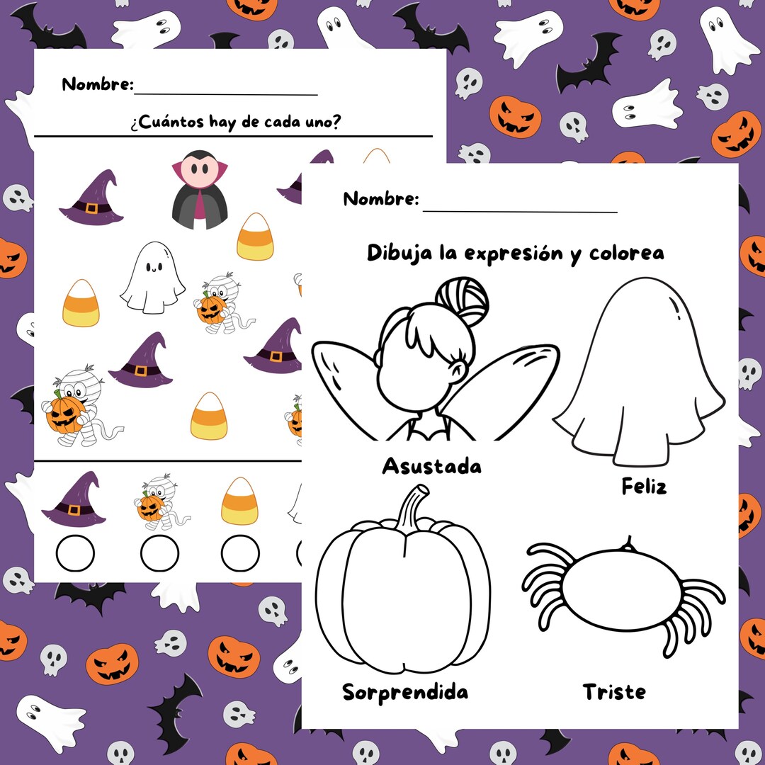Halloween Preschool Printable- Halloween Activities- Halloween Activity ...