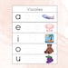 Vowels Worksheets in Spanish-free Flashcards-hojas De Las Vowels ...
