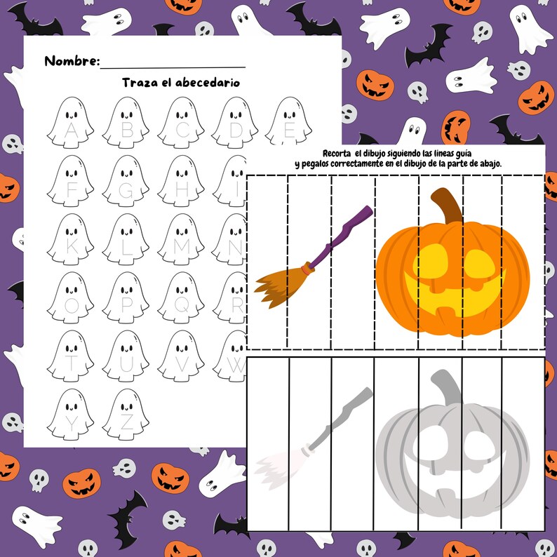 Halloween Preschool Printable- Halloween Activities- Halloween Activity ...