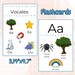 Vowels Worksheets in Spanish-free Flashcards-hojas De Las Vowels ...