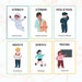 Professions Flashcards -flash Cards- Printable Flash Cards -montessori ...