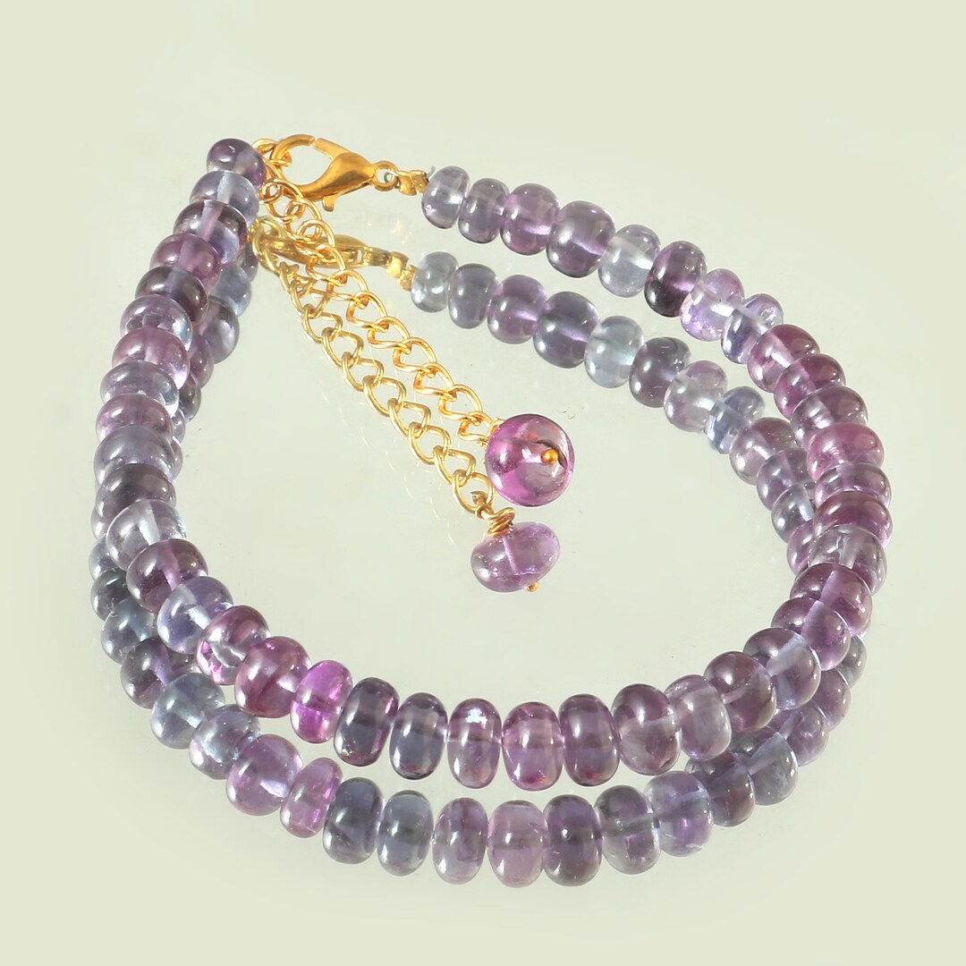 Extremely Rare Alexandirite Smooth Rondelle Beads Sparkling Color ...