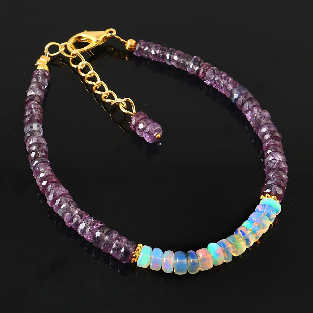 Extremely Rare Alexandirite Faceted Rondelle Beads Sparkling Color ...