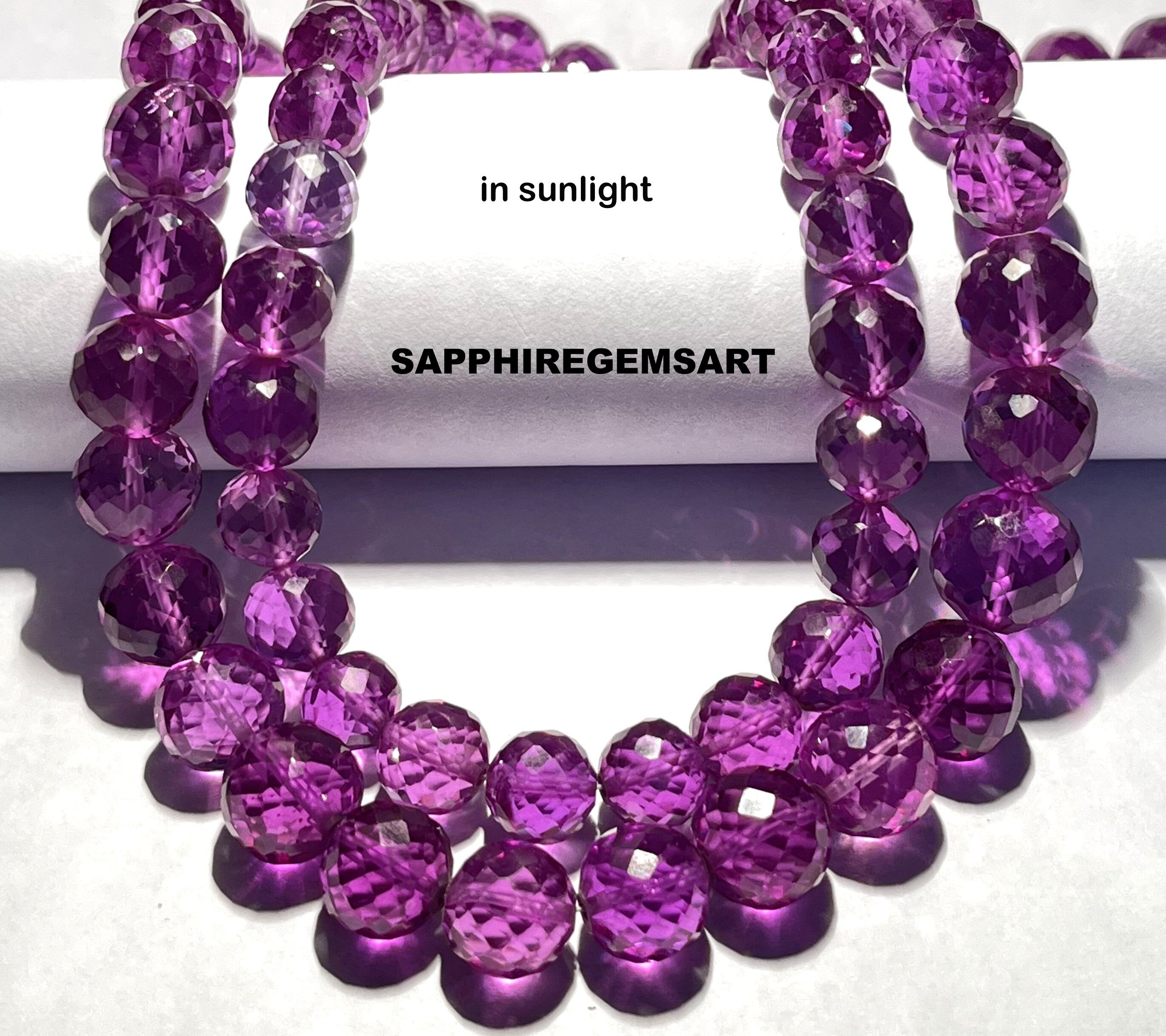 Rare Alexandrite Faceted Round Balls Beads Purple Aaa+++alexandrite ...