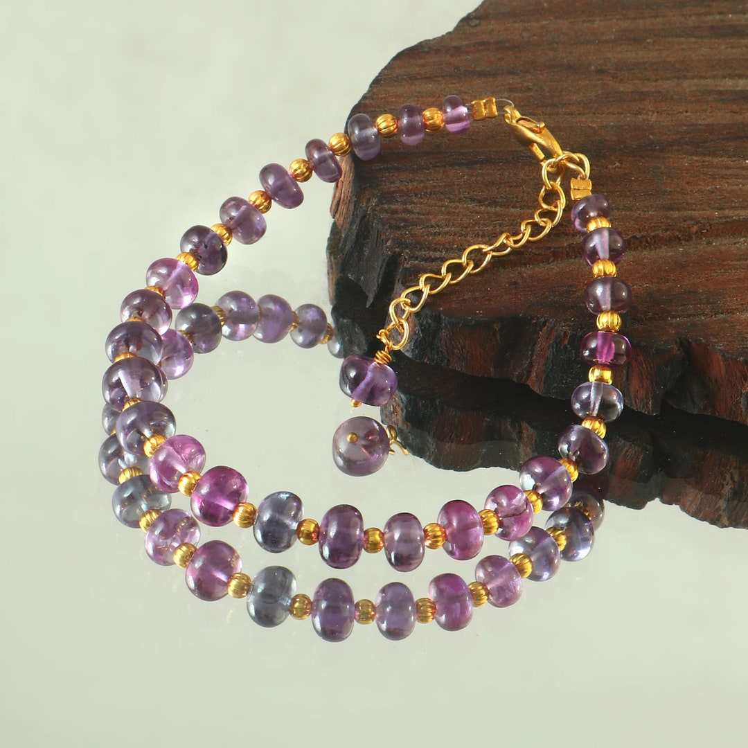 Aa++extremely Rare Alexandirite Smooth Rondelle Beads Sparkling Color ...