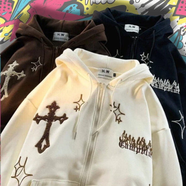 Y2k Gothic Sweatshirt - Etsy