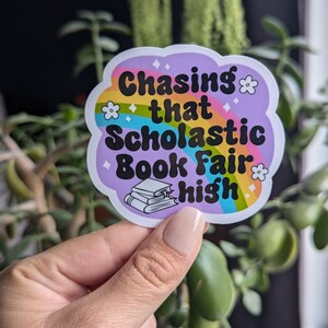 Scholastic Book Fair Sticker: 90s Nostalgia, Book Lover Gift - Etsy