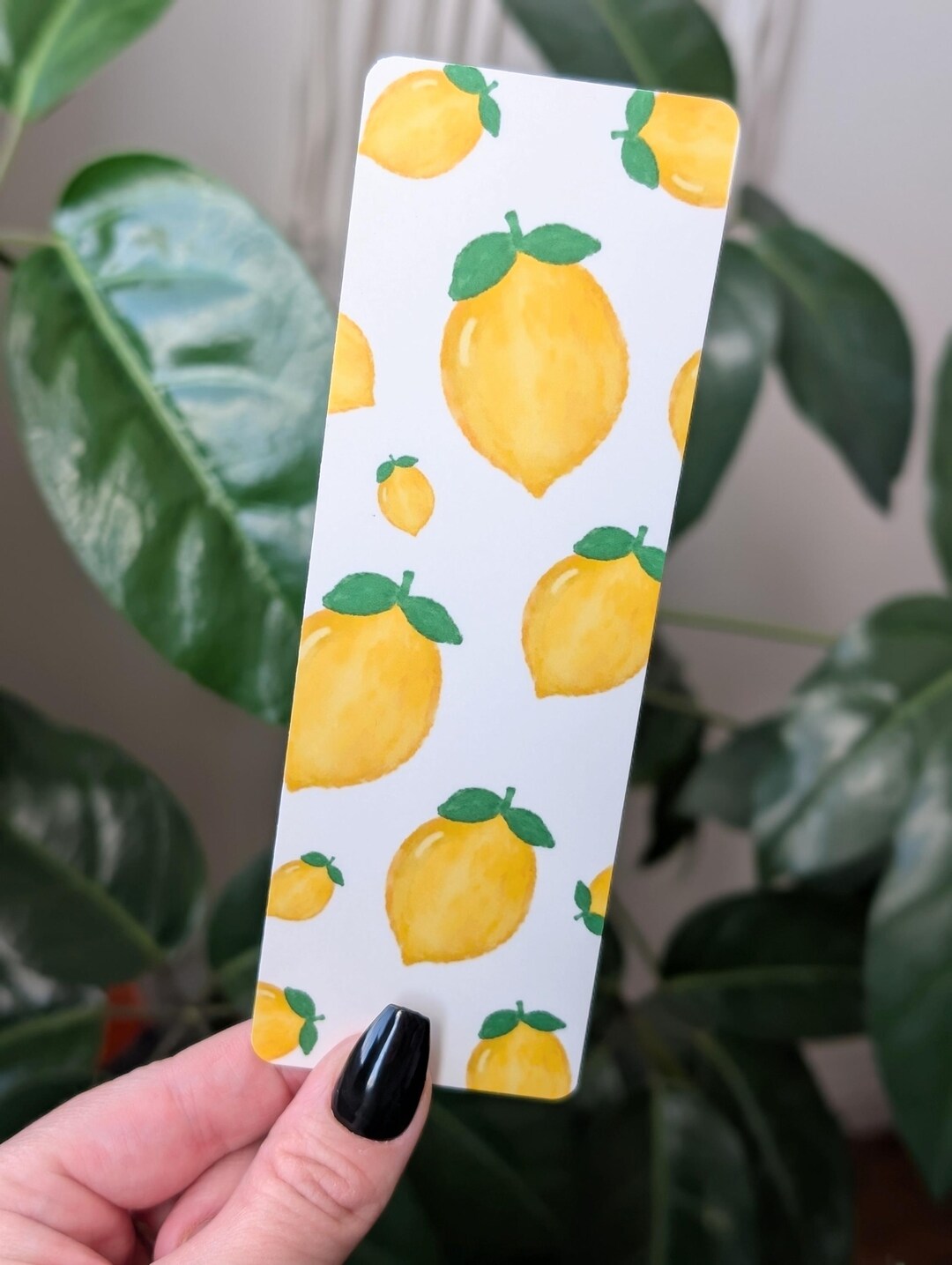 Lemon Bookmark, Cute Aesthetic Bookmark for Book Lovers, Bookish Gift ...