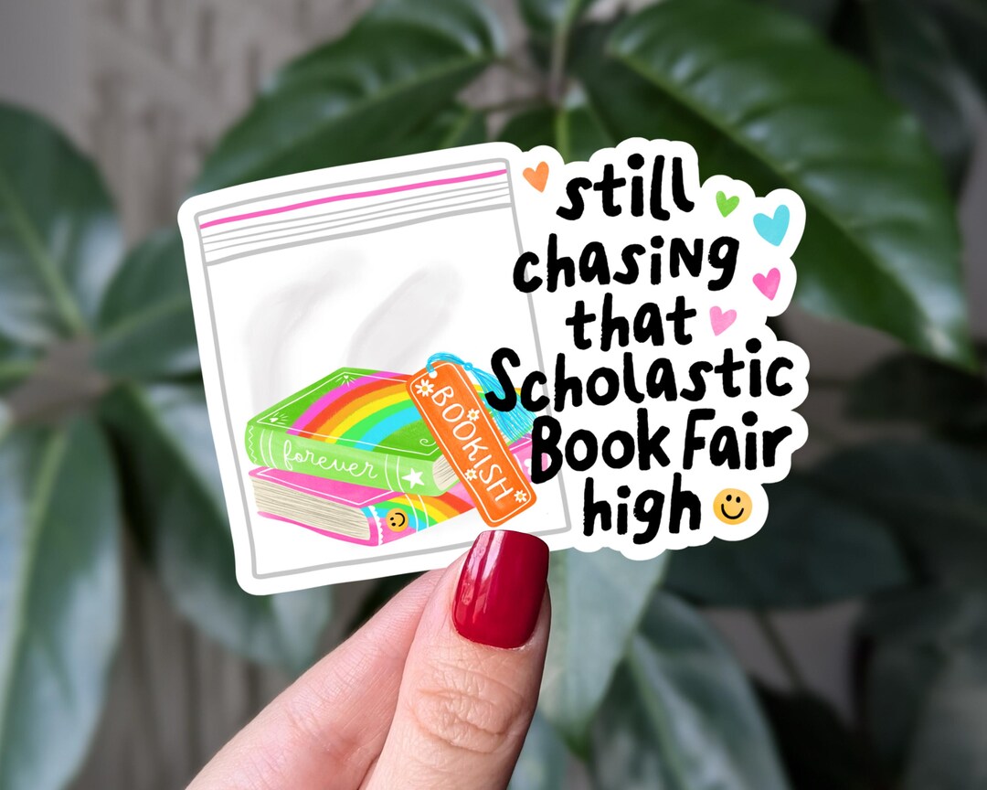 Scholastic Book Fair High Sticker: Bookish Nostalgia Vinyl Decal - Etsy
