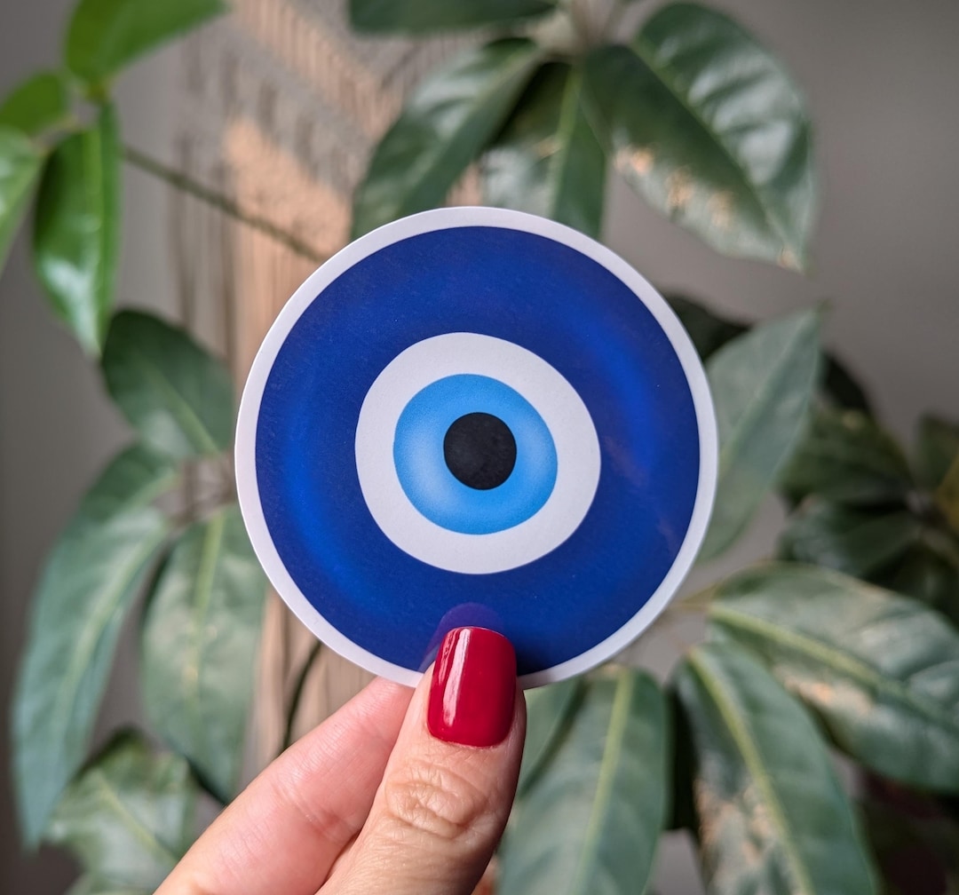 Evil Eye Sticker: Protection Decal for Kindle, Water Bottle - Etsy