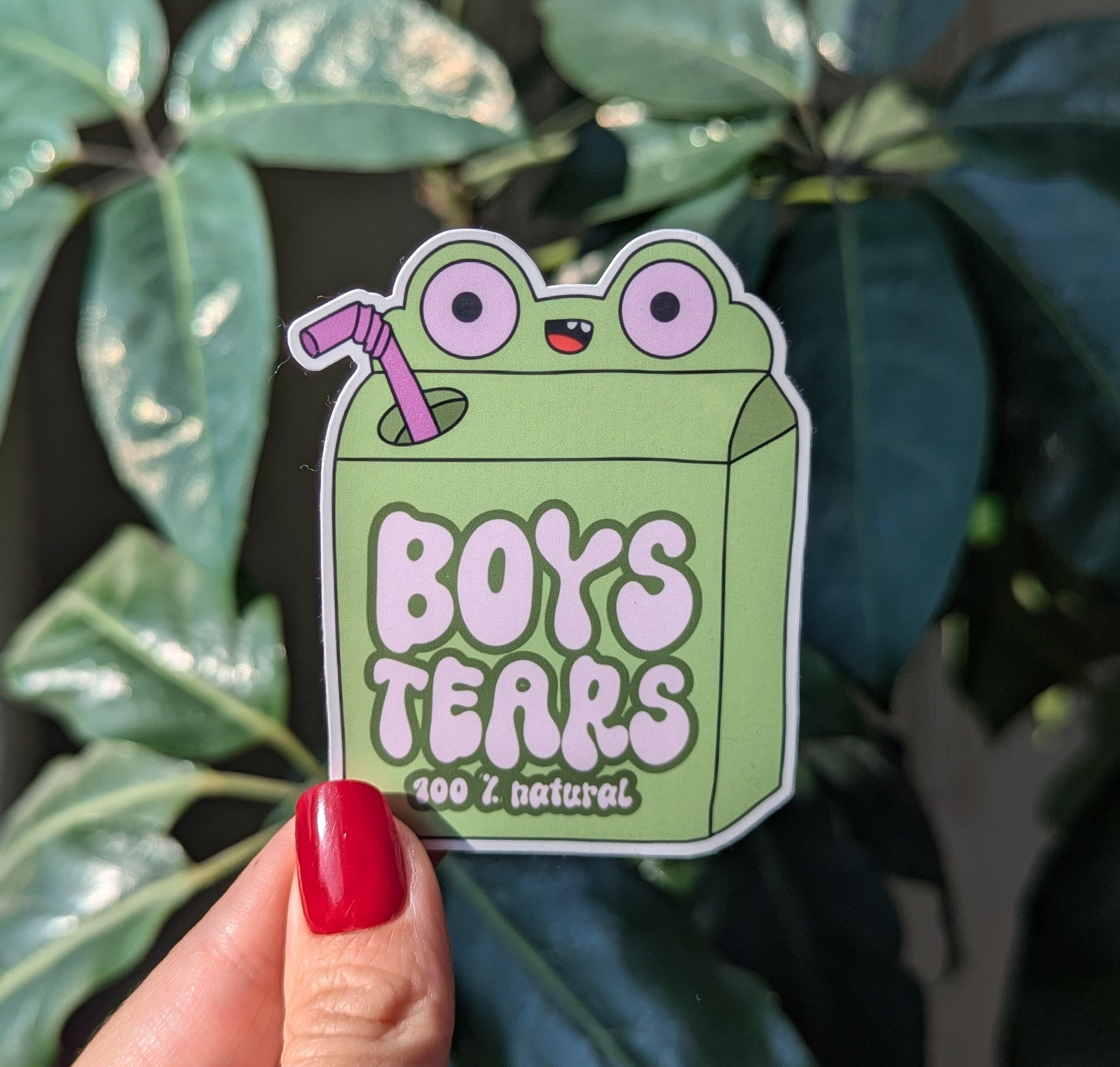 Boys Tears Juice Box Sticker: Funny Feminist Laptop Decal - Etsy