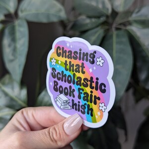 Scholastic Book Fair Sticker: 90s Nostalgia, Book Lover Gift - Etsy