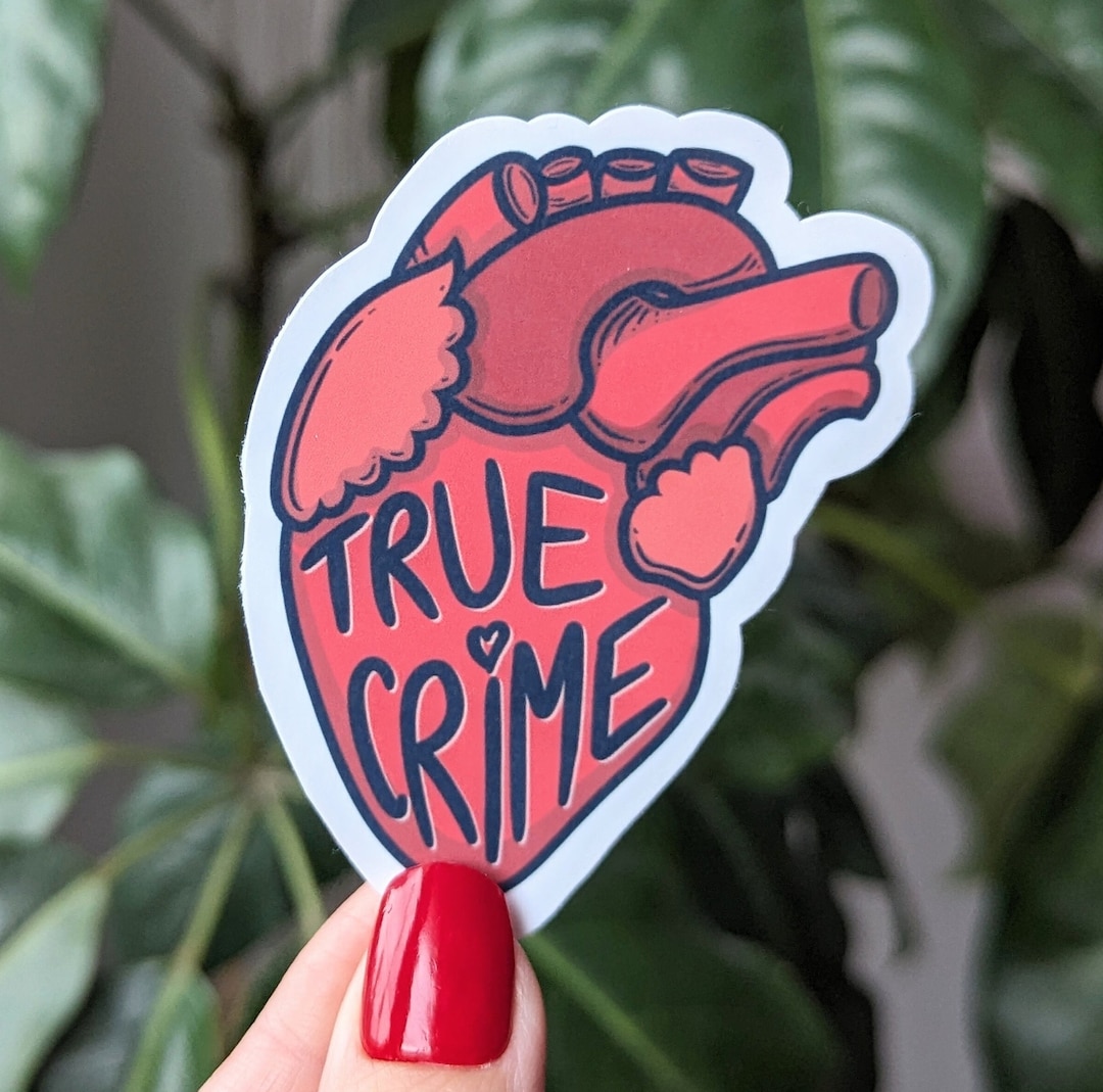 True Crime Stickers for Kindle, Bookish Merch, Dark Stickers for Phone ...