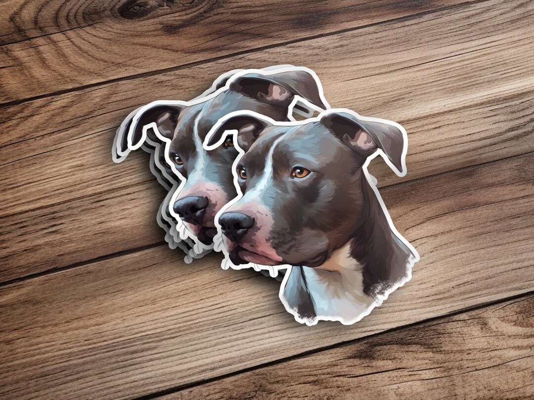 Pitbull Sticker Pitbull Mom/dad Stickers Dog Lover Gifts - Etsy