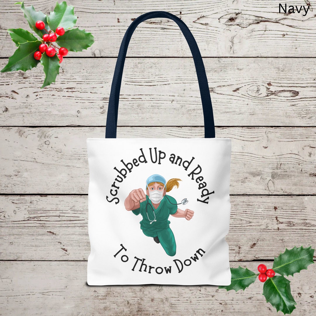 Surgical Nurse Tote Bag 3 Sizes, Nurse Tote Bag, Christmas Gift for ...