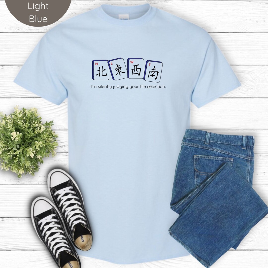 Mahjongg Lovers Unisex Heavy Cotton Tee, Mahjong, Mahjongg Tshirt ...