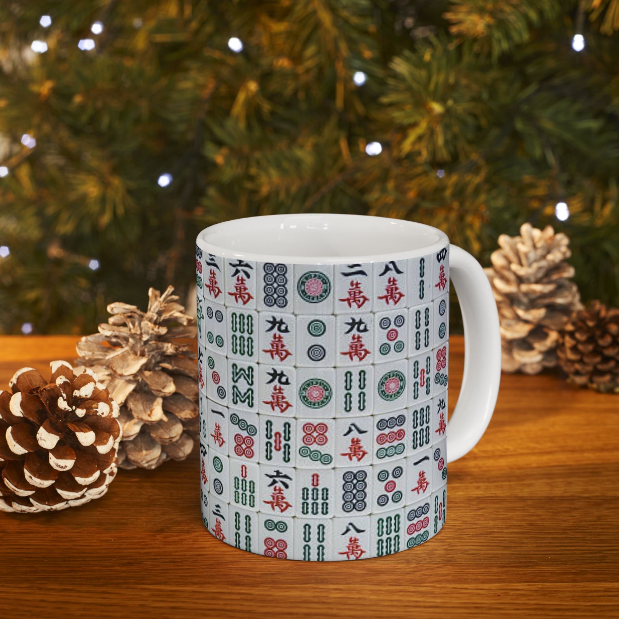 Mahjongg Ceramic Mug, Mahjongg Lover, Mahjong Coffee Mug, Funny Gift ...