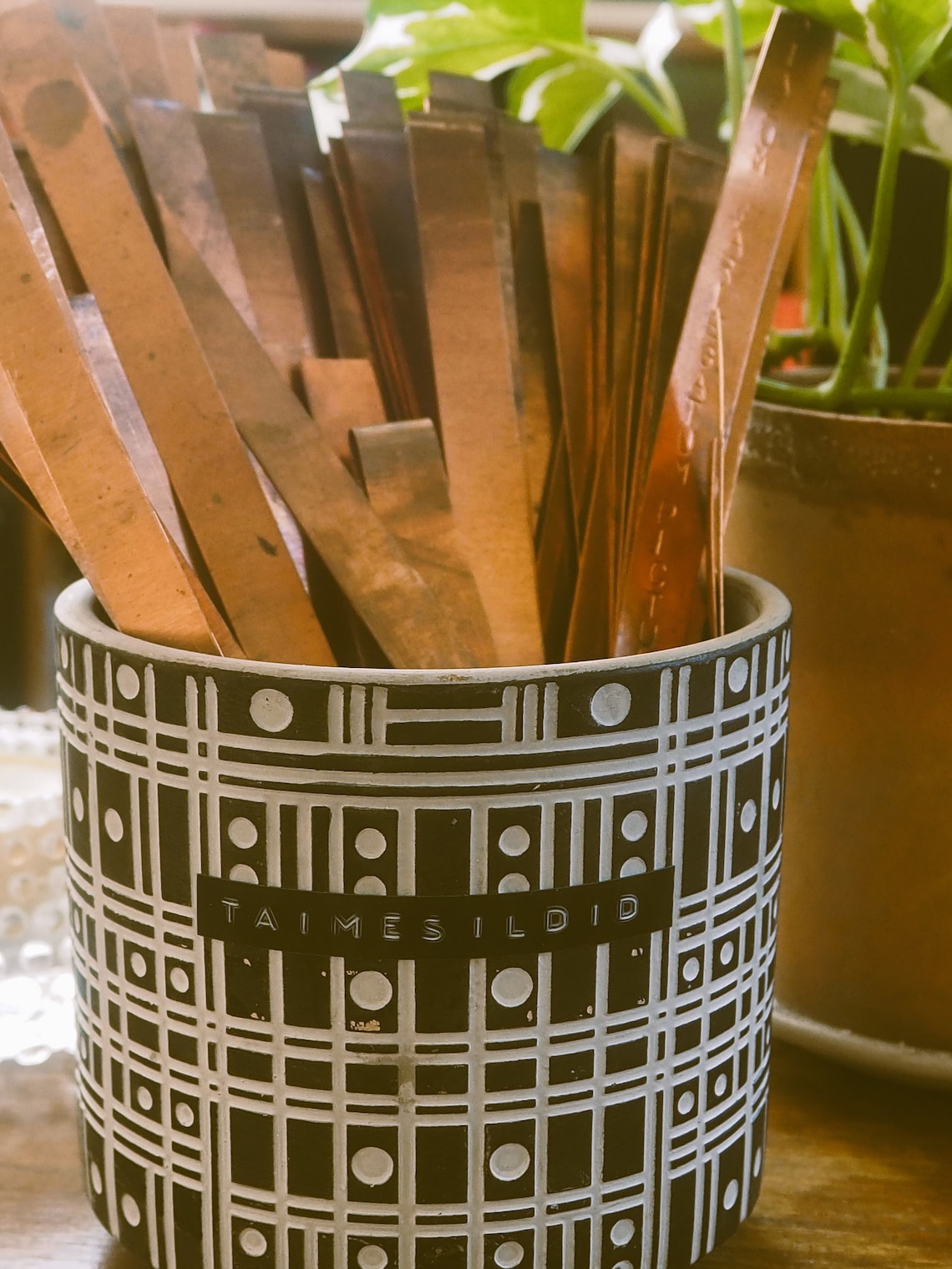 Handstamped Copper Label Tag or Sign With a Vintage Flare - Etsy