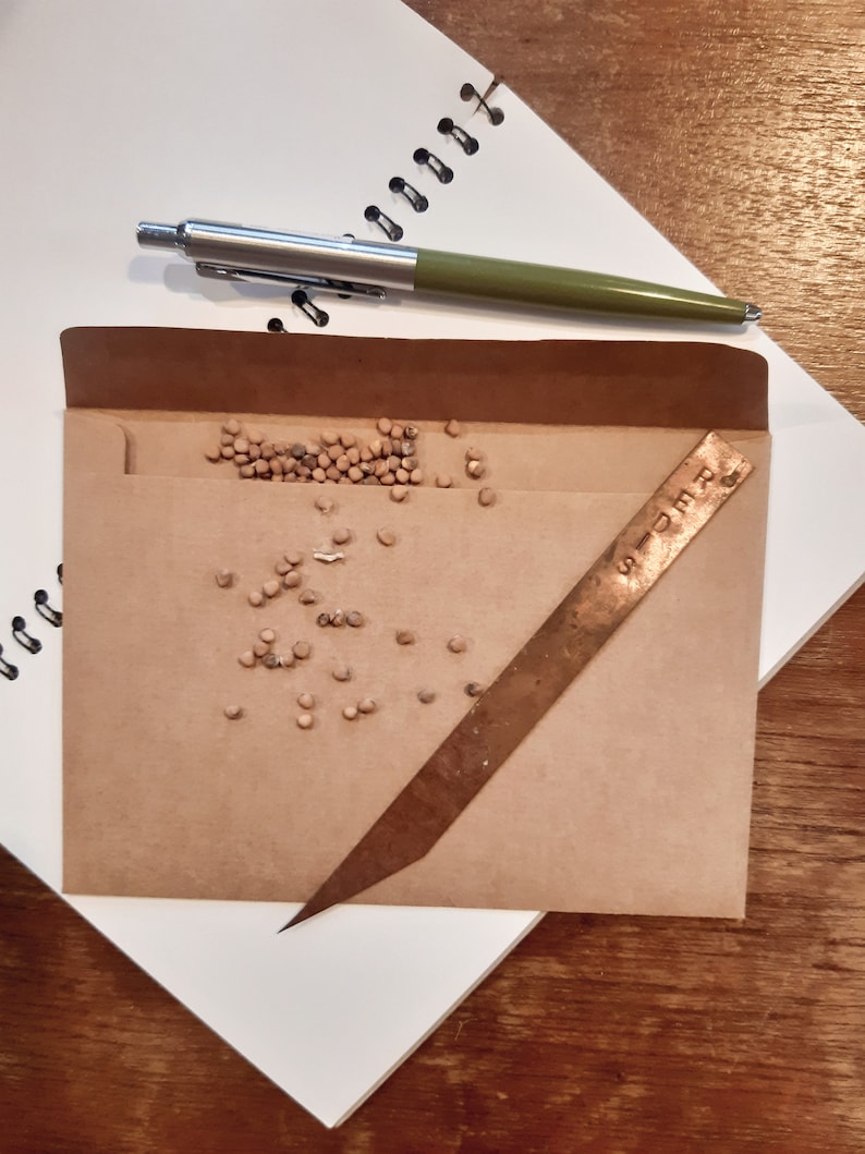 Handstamped Copper Label, Tag or Sign With a Vintage Flare - Etsy