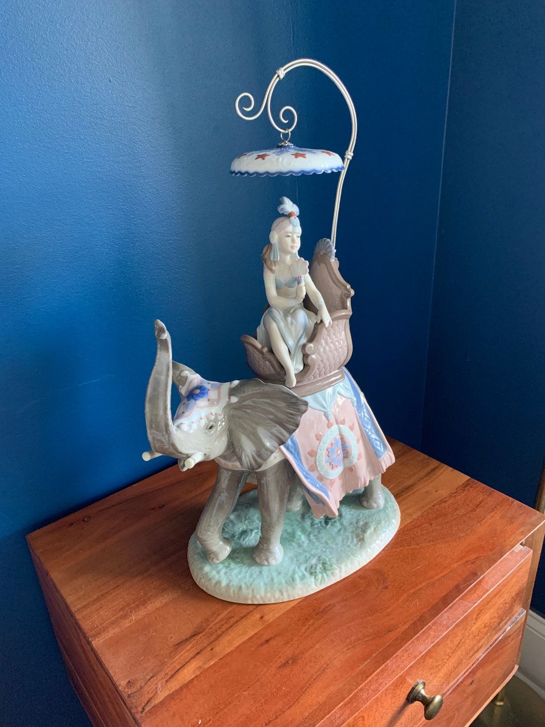 Lladro Indian Princess Elephant Figurine 01780 Mint 19 - Etsy