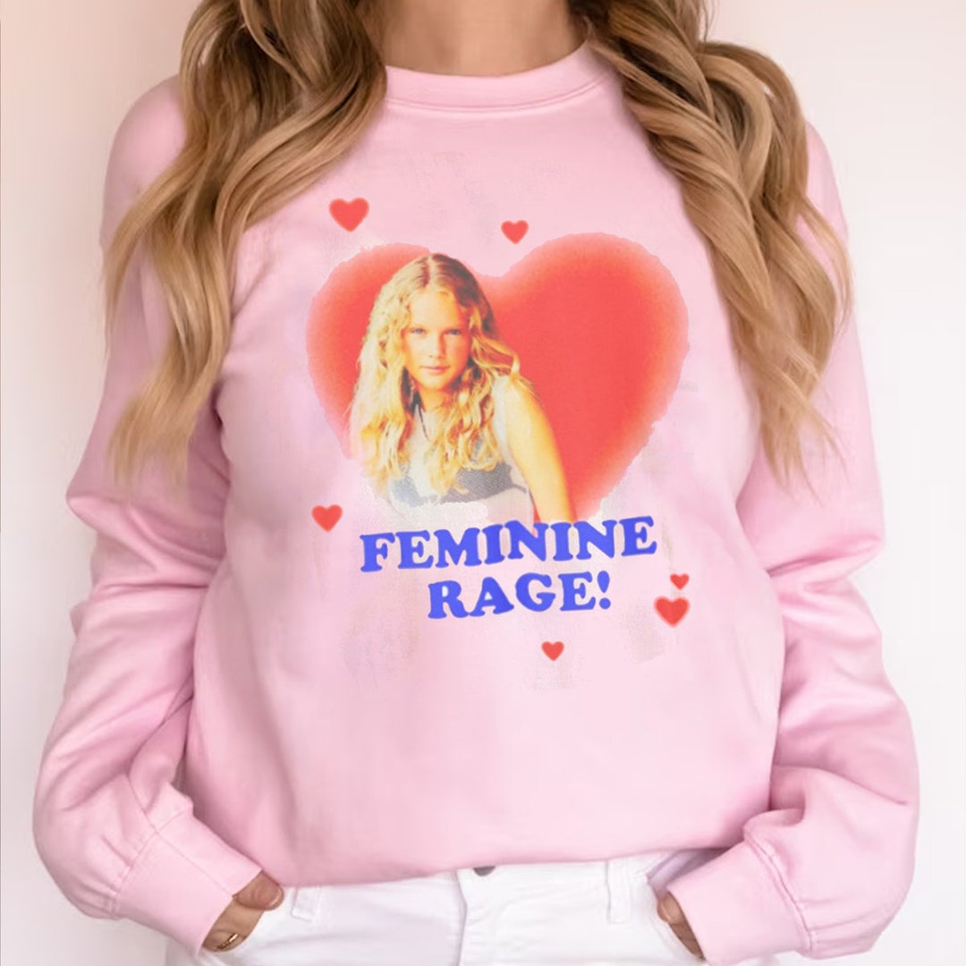 Vintage Taylor Swift Feminine Rage Sweatshirt Taylor Music - Etsy