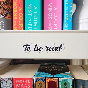 To Be Read Magnet, Bookish Book Cart Magnet, for Readers, Book Lover ...