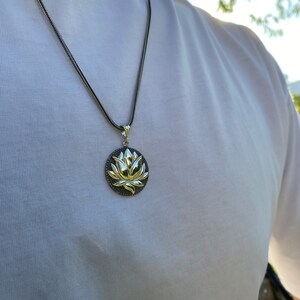 Handmade Sterling Silver Lotus Necklace, Lotus Necklace, Gift for ...
