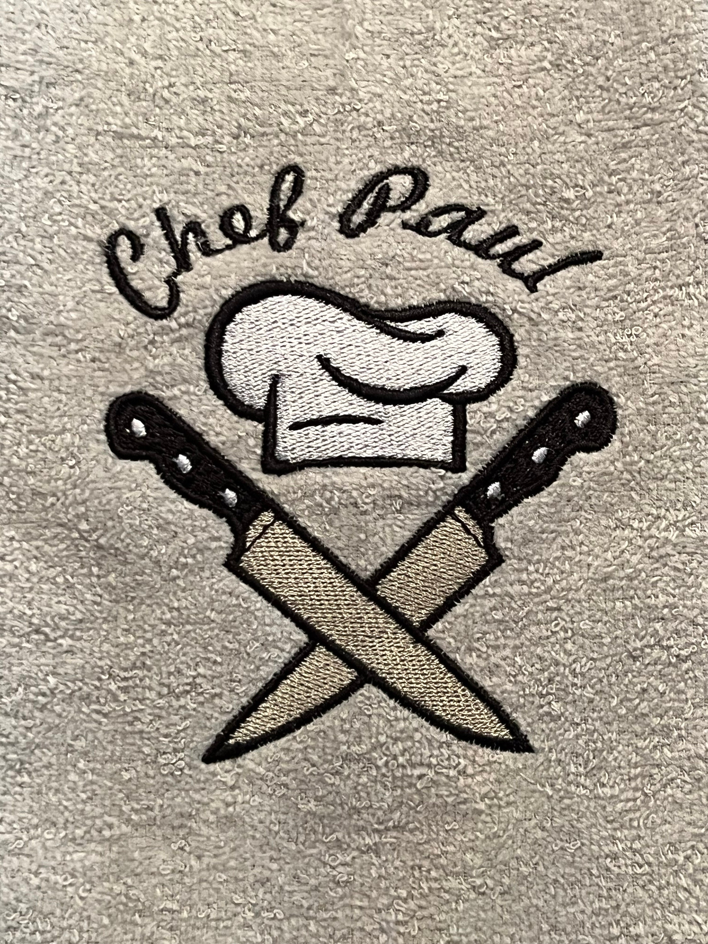 Personalized Chef Dish Towel - Personalized Chef Tea Towel ...